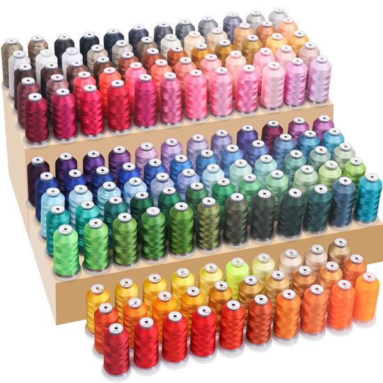 New brothread Embroidery Machine Thread 4000M/4400YD Each Spool Mega K