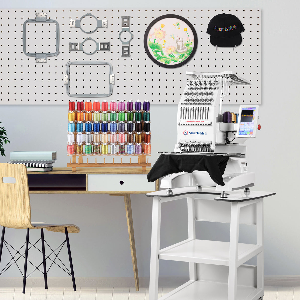 Smartstitch Embroidery Machine S1201, 12 Needles, Max Speed 1200RPM, E ...