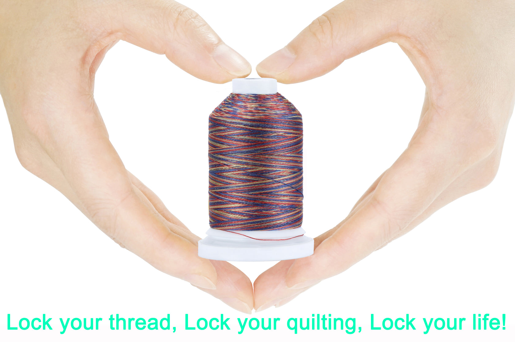 New brothread 16 Variegated Colors Multi-Purpose 100% Mercerized Cotto